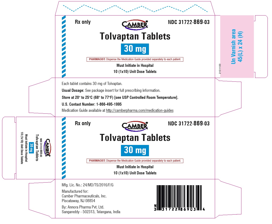 Rx Item-Tolvaptan 30Mg 10 Tab Unit Dose Packaging By Camber Pharma Gen ...