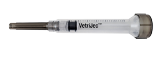 VetriJec Hard Pack 3cc Luer Lock Syringe with Tri-Beveled Needle,Gray ...