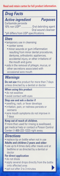 Gly-Oxide Antiseptic Oral Cleanser Liquid Antiseptic 2 oz By Medtech