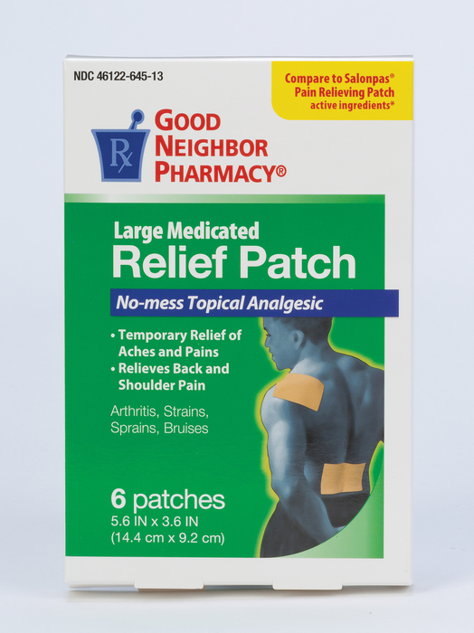 Case of 48-GNP Large Medicated Pain Relief Patch 6ct