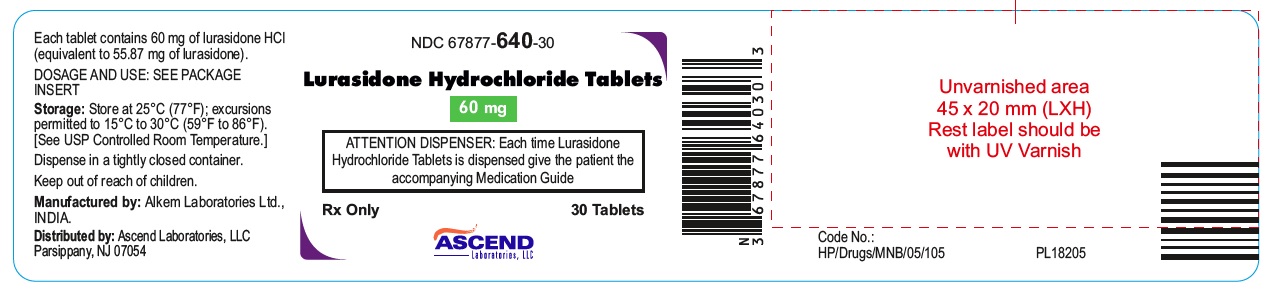 Rx Item-Lurasidone Generic Latuda 60Mg Tab 30 By Accod Pharma
