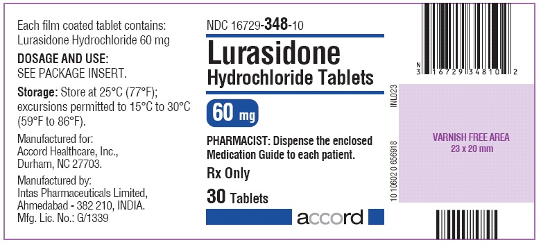 Rx Item-Lurasidone Generic Latuda 60Mg Tab 30 By Accod Pharma