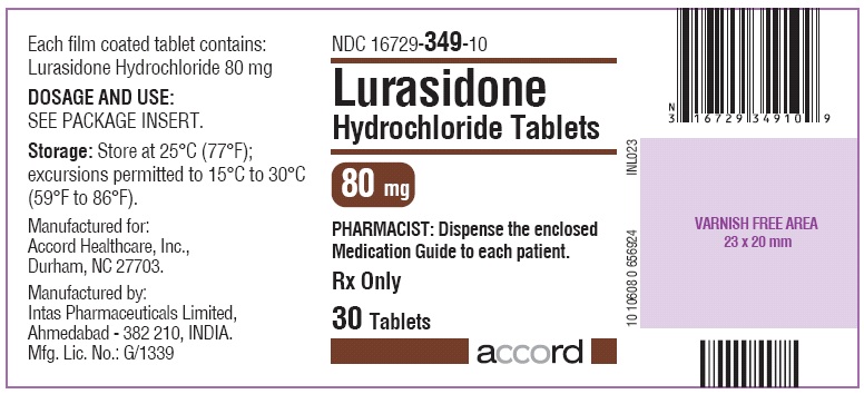 Rx Item-Lurasidone Generic Latuda 80Mg Tab 30 By Accod Pharma
