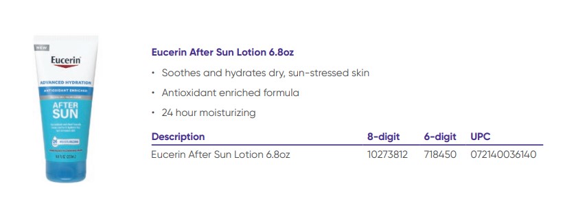 Eucerin After Sun Lotion 6.8oz By Beiersdorf/Cons Prod