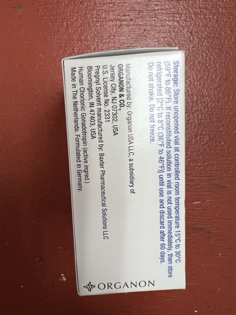 Rx Item-Pregnyl 10 ML Multi Dose Vial by Organon Pharma USA