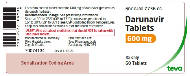 Rx Item-Darunavir Gen Prezista 800Mg Tab 60 By Lupin Pharma USA