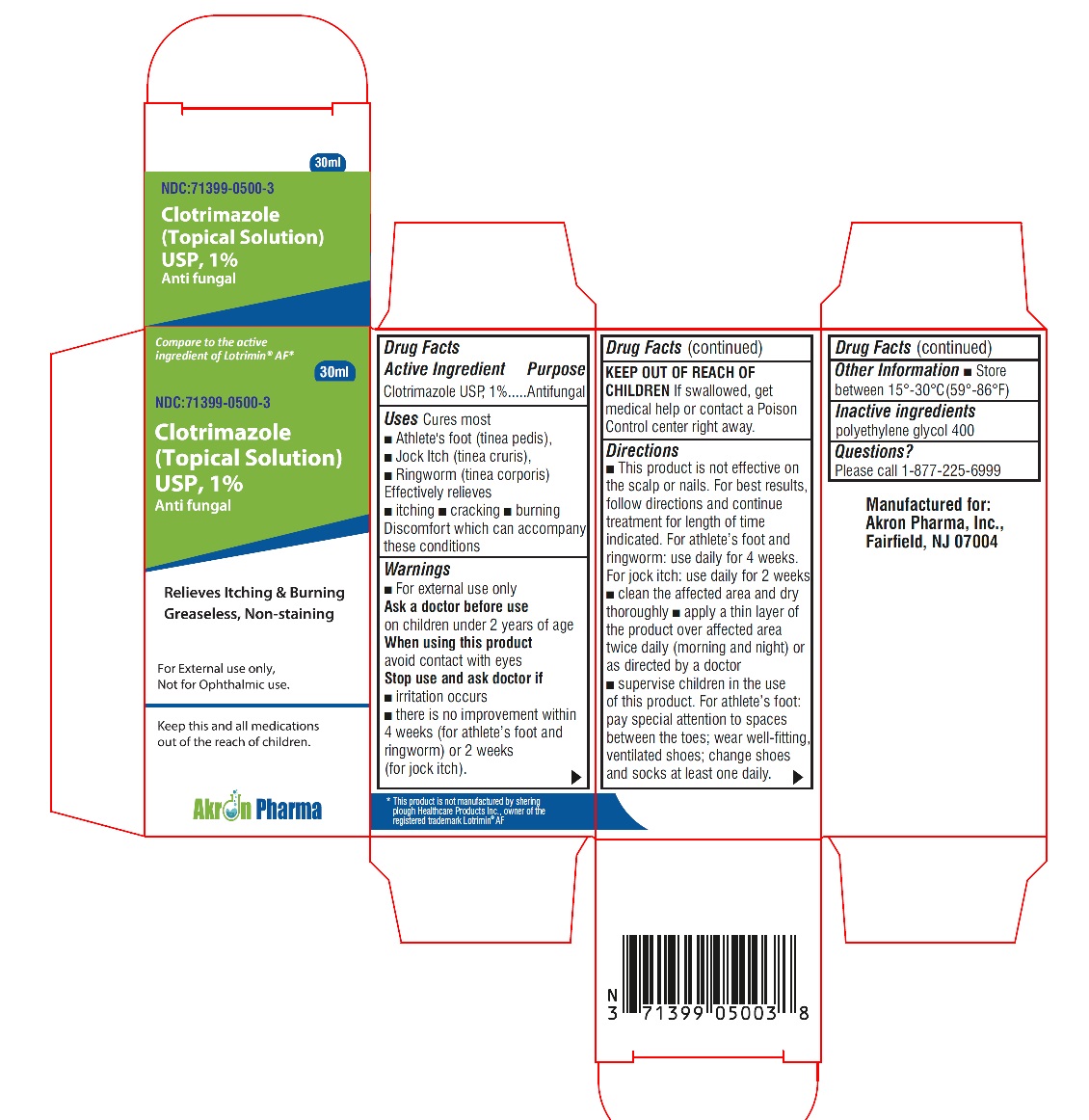 Clotrimazole 1% Topical Sol 30 Ml By Akron Pharmaceuticals
