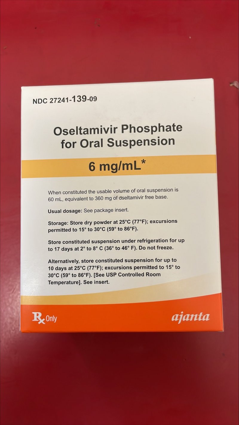 Rx Item-Oseltamivir Phosphate 6MG-ML 60 ML Suspension by Ajanta Gen Tamiflu