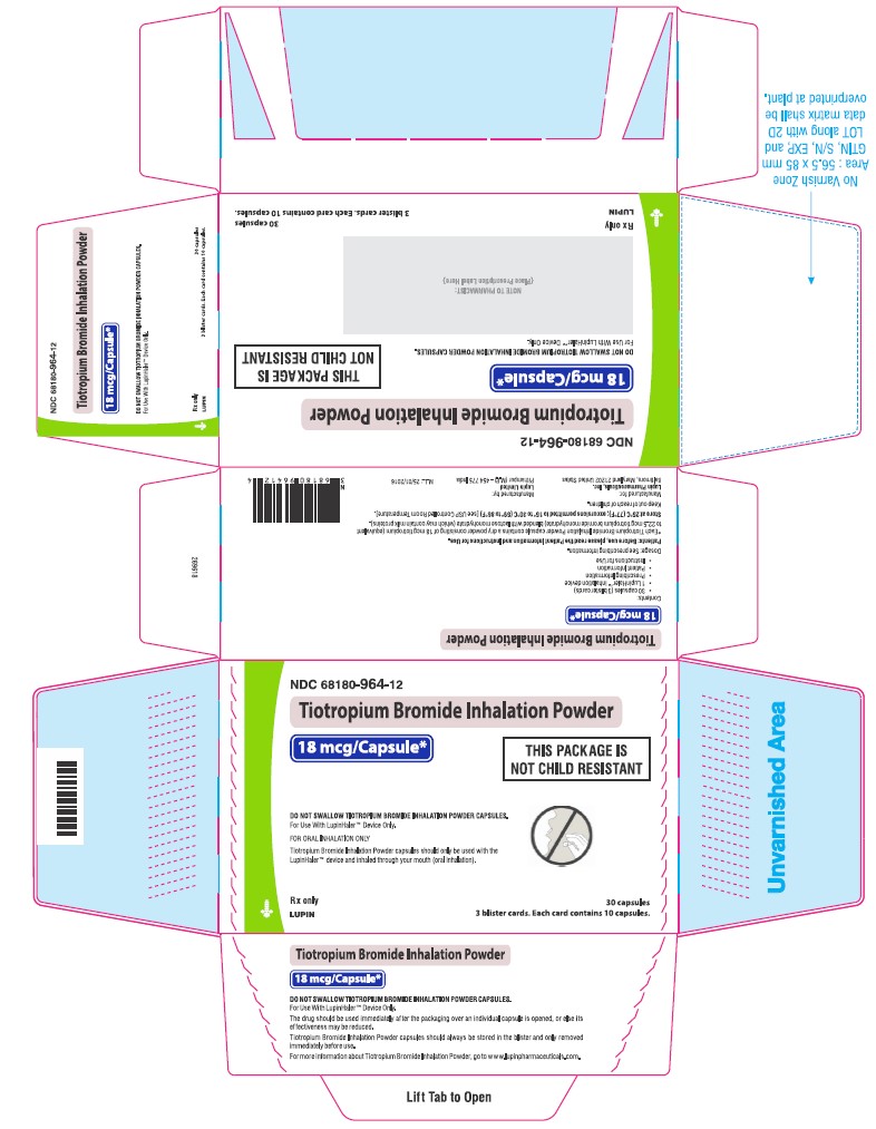 Rx Item-Tiotropium Bromide 18Mcg Cap Gen Spiriva 30 By Lupin Pharma