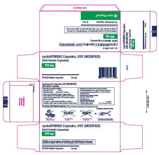 Rx Item-Cyclosporine 100Mg Cap Modified 30 By Avet Heritage Pharma Gen ...