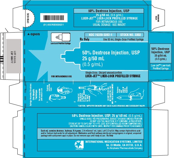 Rx Item-Dextrose-Water 50% Syr 25GM 10X50Ml By IMS