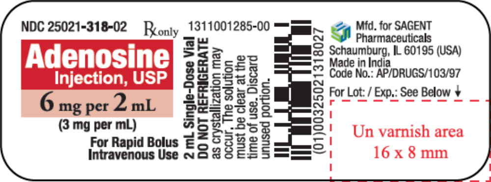 Rx Item-Adenosine 3Mg/Ml Vial 10X2Ml By Sagent Gen Adenocard Adenoscan ...
