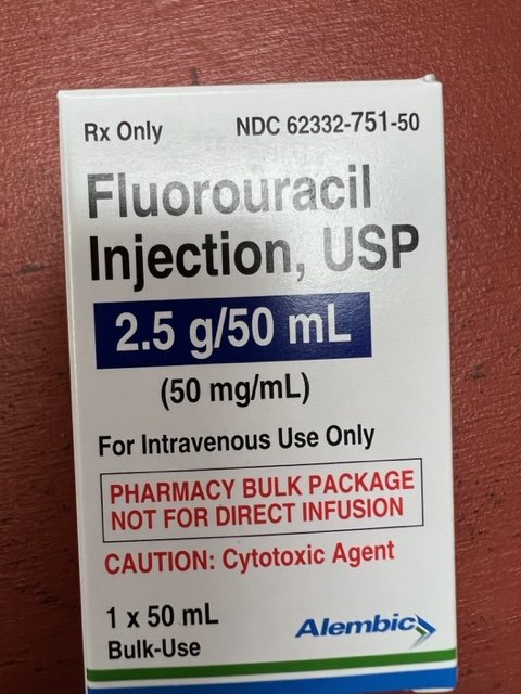 Rx Item-Fluorouracil 5 GM VL 100 ML by Alembic Pharma USA