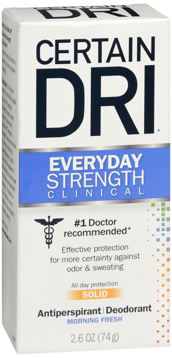 Certain Dri AM Underarm Antiperspirant Refresh 2.6oz SOLID One Case Of