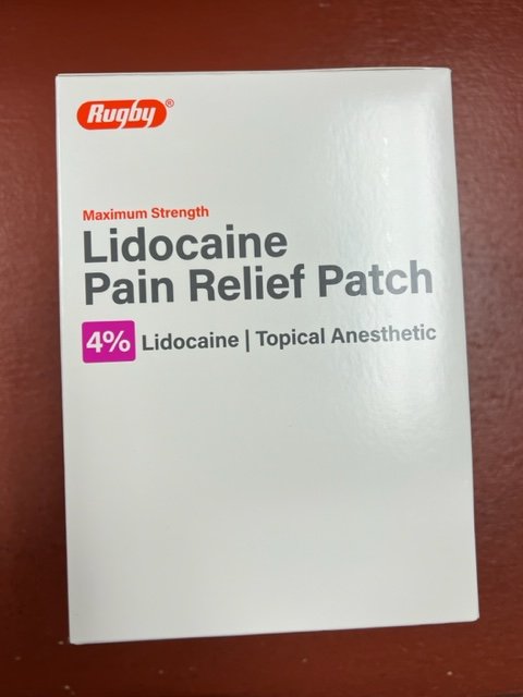 Lidocaine 4% 30 patches By Major Pharma/Rugby USA