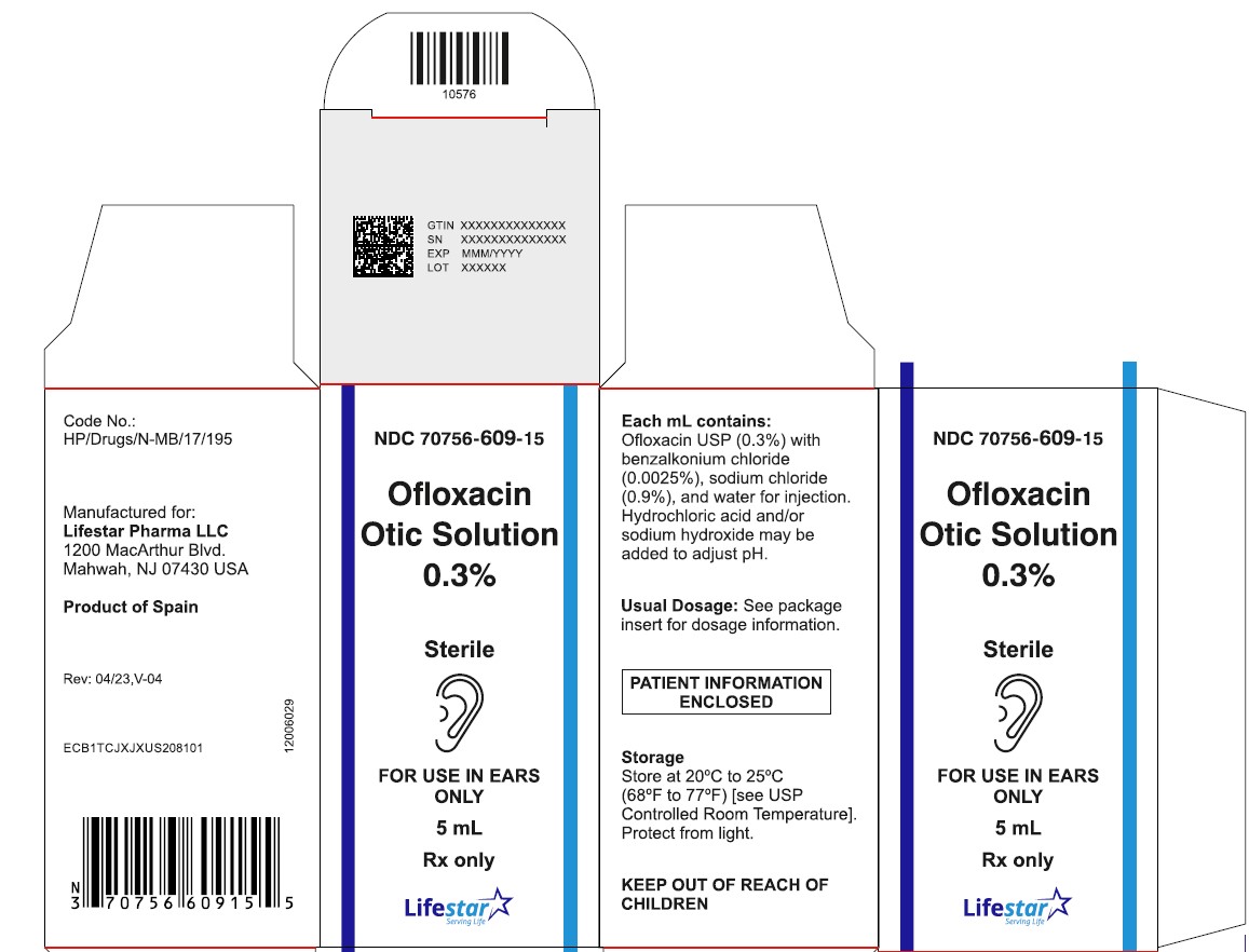 Rx Item-Ofloxacin Otic 0.3% Drops 5Ml By Lifestar Pharma USA
