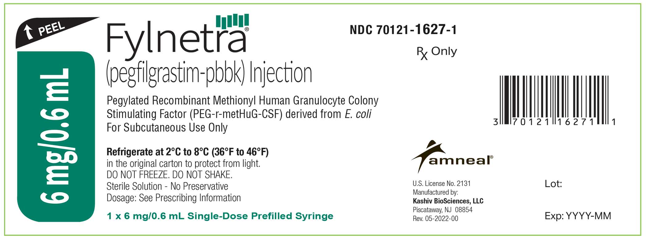 Rx Item-Fylnetra 6 Mg/0.6Ml Syg 0.6ml By Amneal Pharma