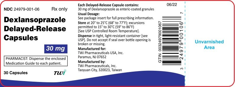Rx Item-Dexlansoprazole 30Mg Gen Dexilant Cap 30 By TWI Pharma