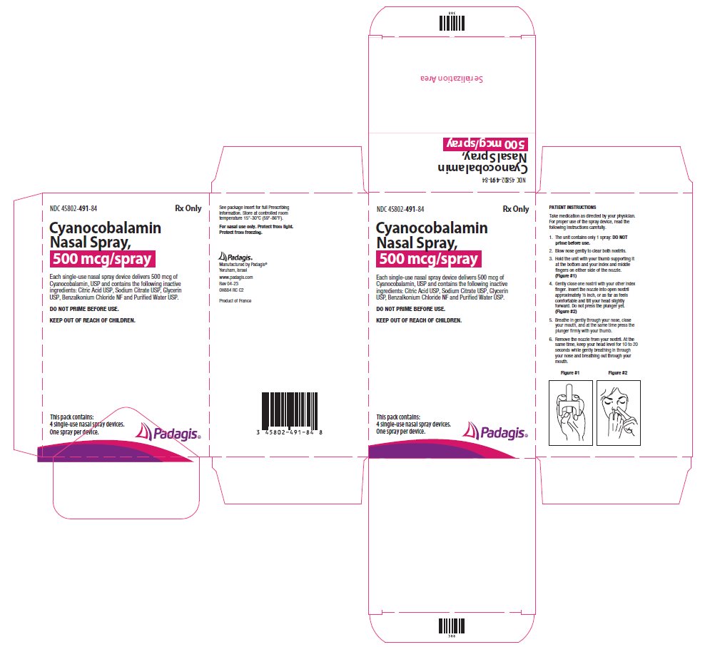 RX ITEM-Cyanocobalamine Generic Nascobal 500Mcg Nasal Spray 4X0 125Ml By
