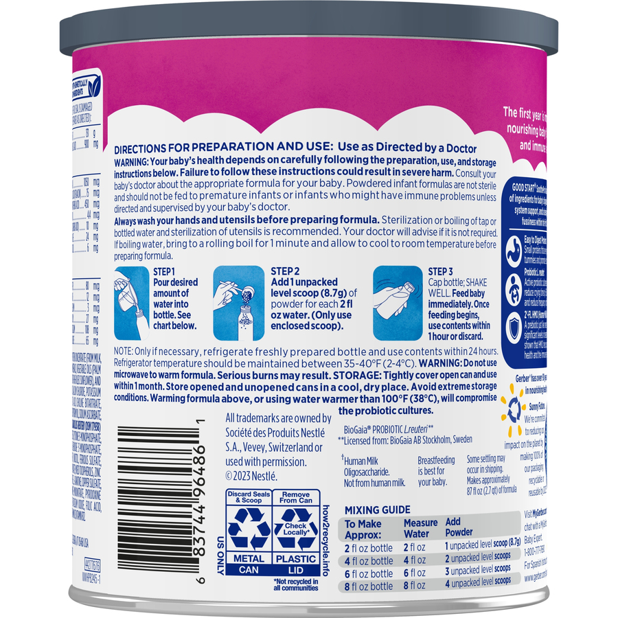 Good Start® Gentle Pro Powder, 4x32oz