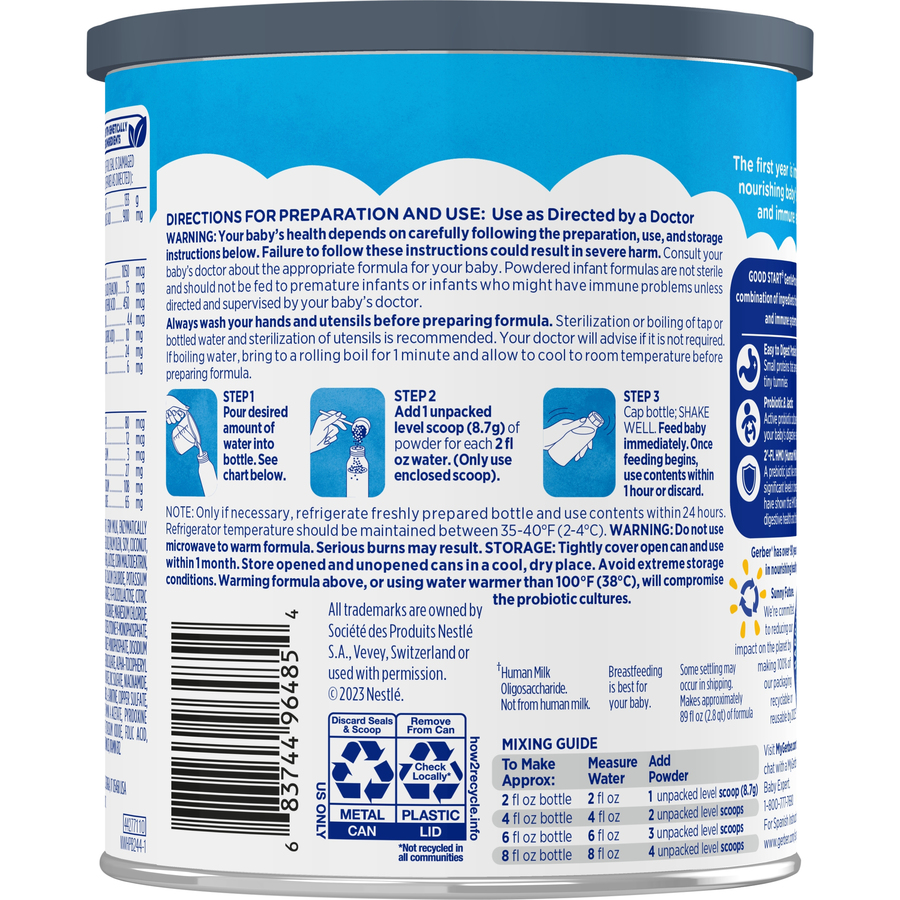 Good Start® Gentle Pro Powder, 4x32oz