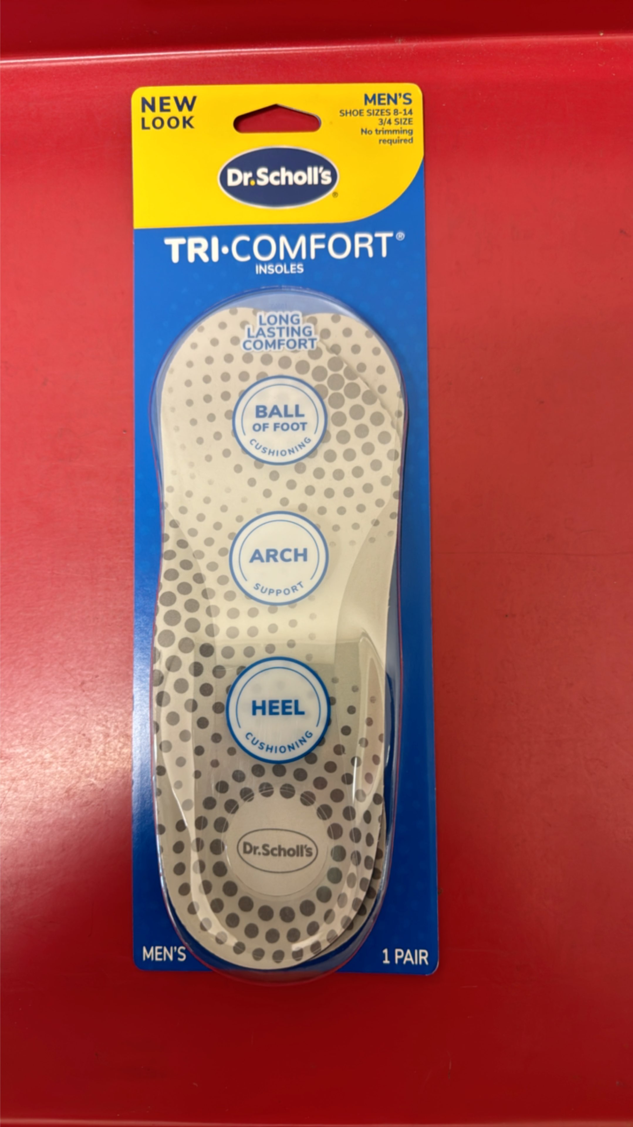 Dr. Scholls Tri-Comfort Shoe Insoles for Men (8-12) 1 By Emerson/DR ...