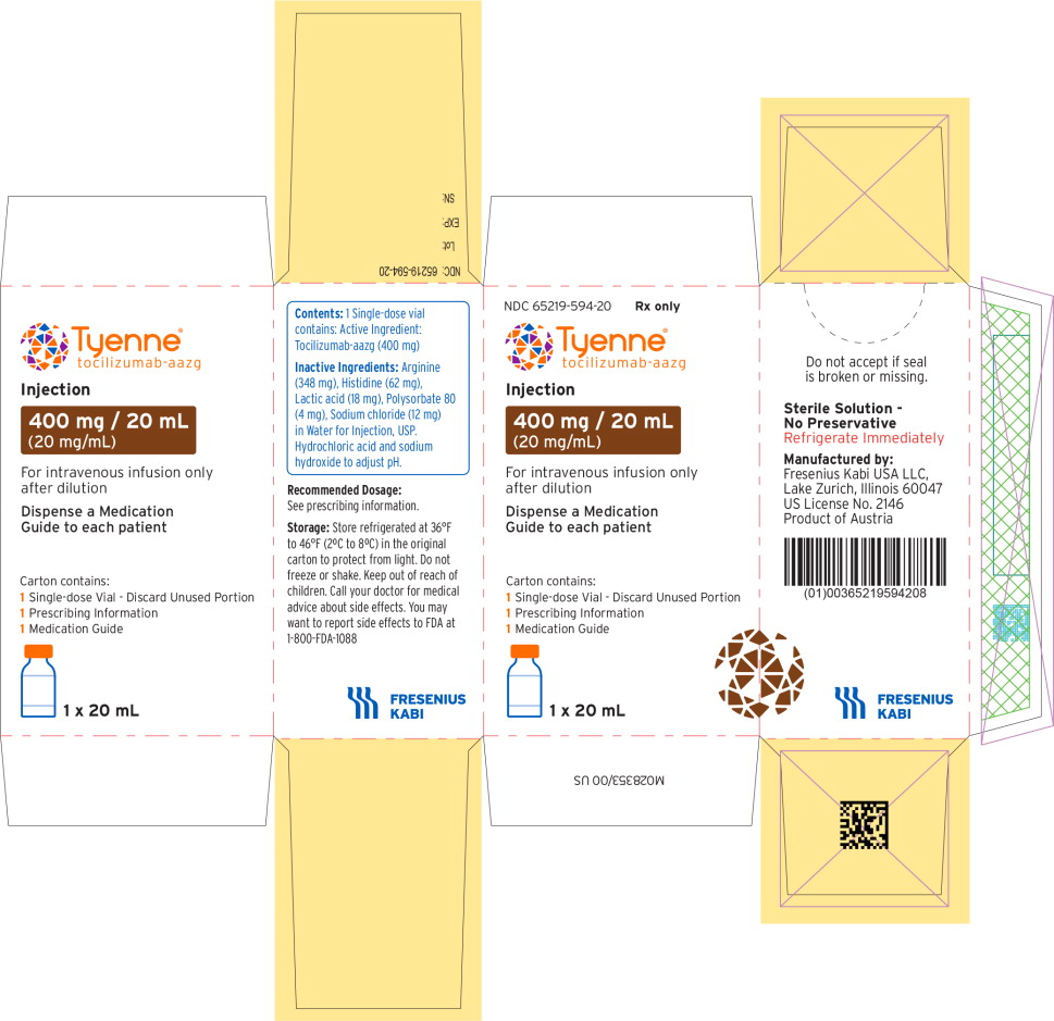 Rx Item-Tyenne Tocilizumab 400Mg/20Ml Sdv Biosimilar Actemra By ...