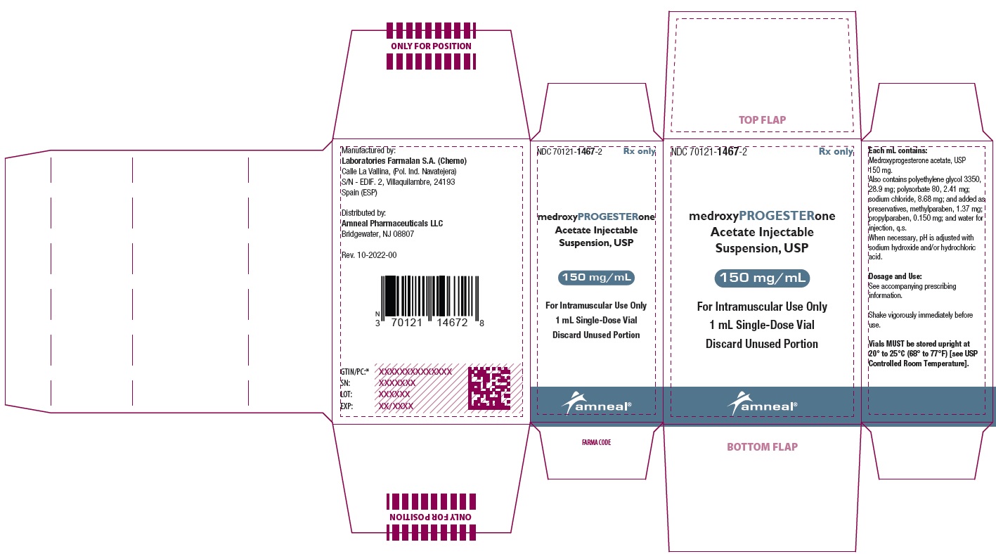 Rx Item-Medroxyprogesterone 150MG 1 ML SDV Gen Depo Provera by Amneal ...