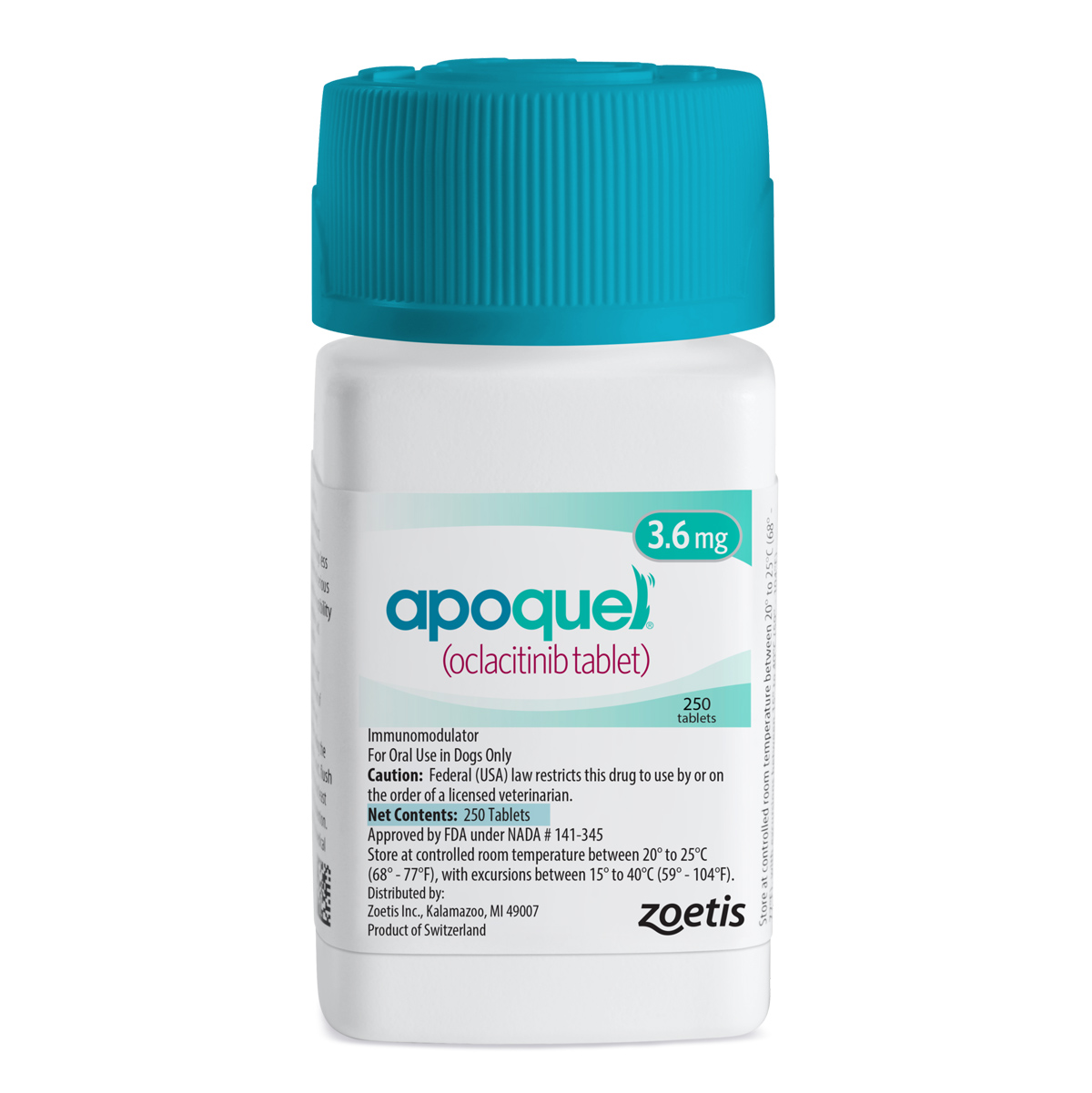Apoquel 16mg Chewable Oclacitinib 250 Tab By Zoetis Pet Rx(Vet)