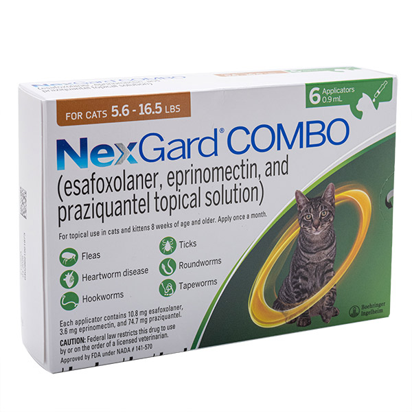 Nexgard Como Cat 1.8-5.5lb By BOEHRINGER Pet Rx(Vet) Topical Sol