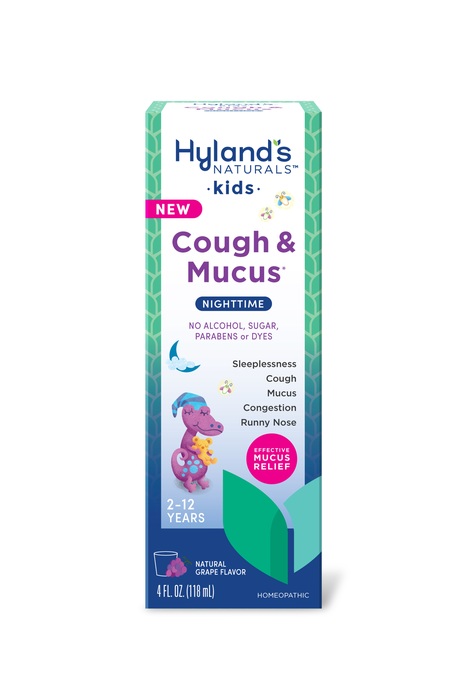 Case of 24-Hylands Kids Mucus Cough Night Grape Liquid 4 oz By Hylands USA