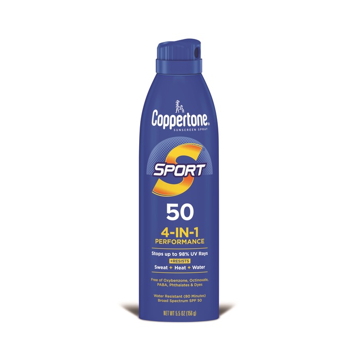 Coppertone Sport 4-in-1 SPF50 Spray 5.5oz By Beiersdorf/Cons Prod AM