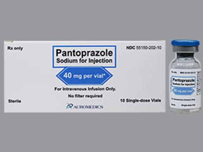 Rx Item-Pantoprazole 40MG 10 Single Dose Vial by Eugia Auromedics ...