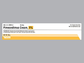 Rx Item-Pimecrolimus 1% 30 GM Cream Gen Elidel by Teva Pharma USA