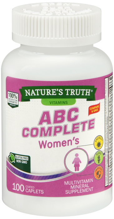 ABC Complete Women's Multivitamin Caplet 100 By Natures Truth