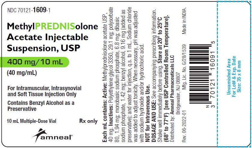 Rx Item-Methylprednisolone 40 Mg/Ml Vial 10ml By Amneal Pharma Gen Depo ...