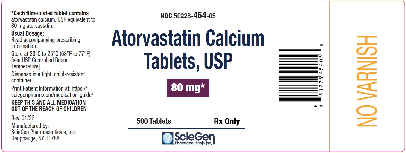 Rx Item-Atorvastatin 80 Mg Gen Lipitor Tab 500 By Sciegen ...