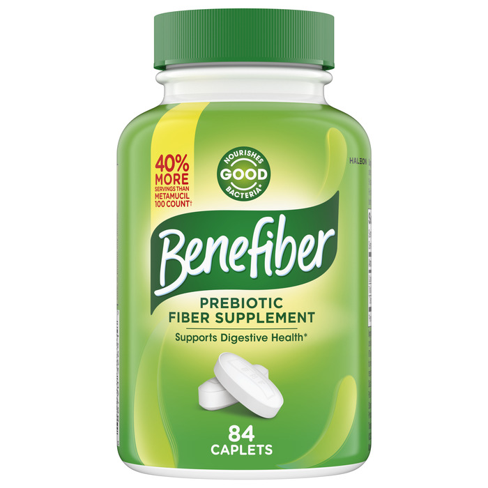 Benefiber Prebiotic Fiber Supplement Caplets 84ct By Haleon