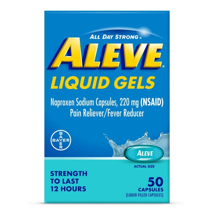 Aleve 220Mg Liquid Gels Cap 50Ct By Bayer