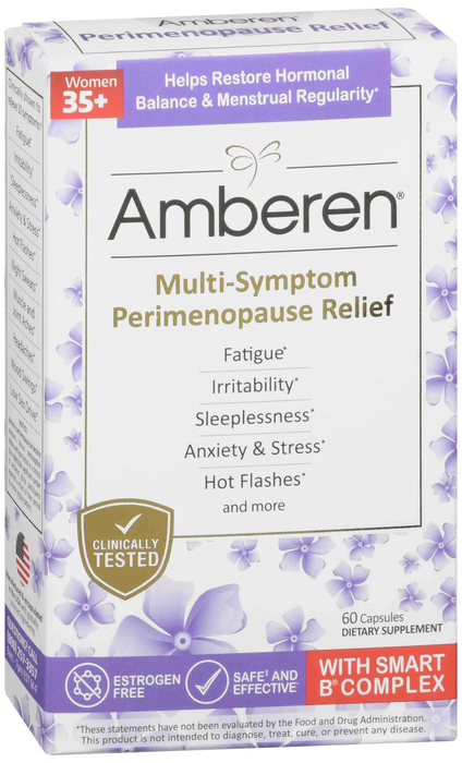 Amberen Perimenopause Relief Cap 60Ct By Alliance Pharma
