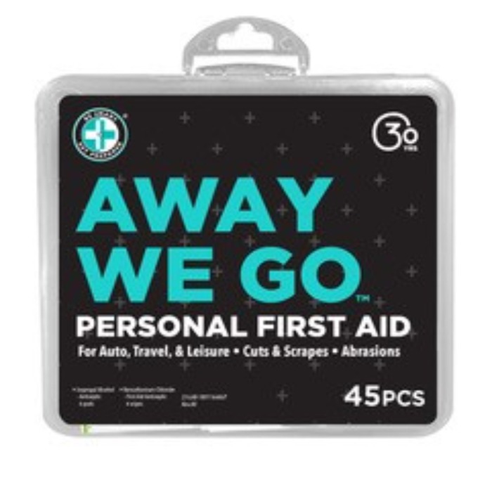 Away We Go Personal First Aid Kit 45Pcs By Total Resources ...