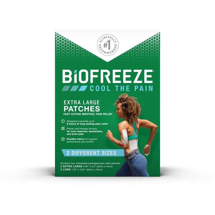 Biofreeze Extra Large Patch 4ct By RB Health USA