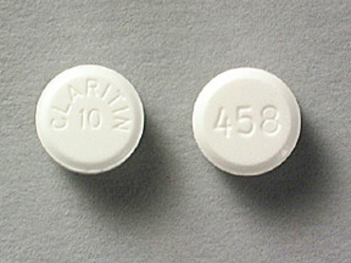 Claritin Loratadine 10 mg/Antisistamine 24 Hour Allergy Tablets 20 EA