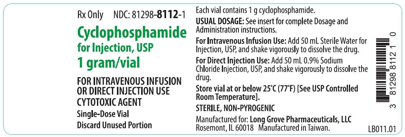 Rx Item-Cyclophosphamide 1gm SDV By Long Grove Pharma Gen Cytoxan