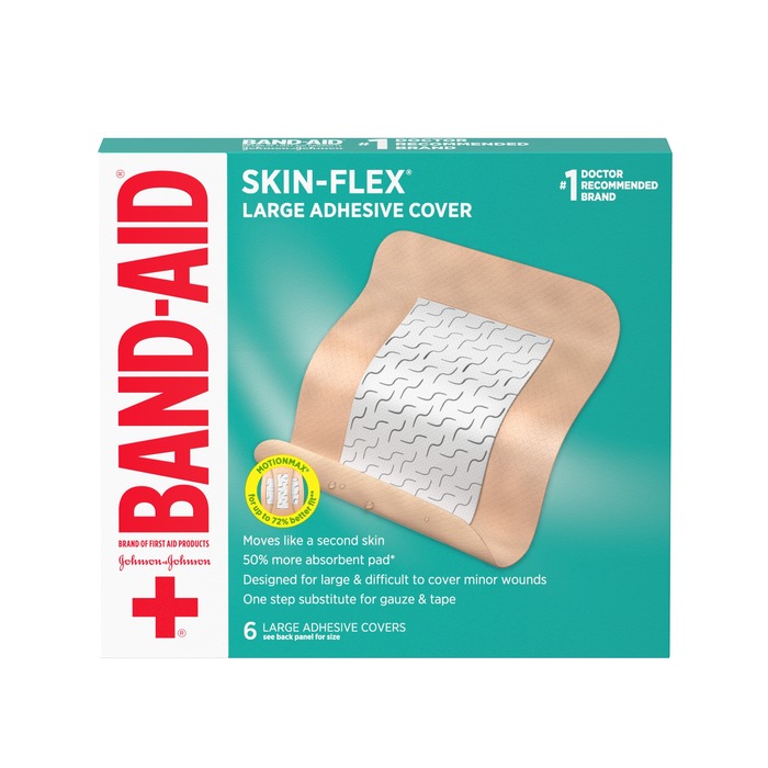 Baid Aid Skin-Flex Cover Large 6 Ct