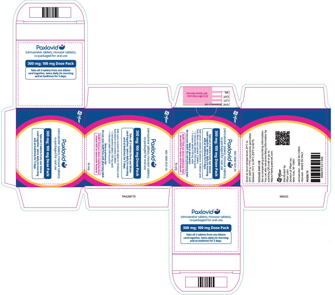 Rx Item-Paxlovid 300/100 MG TAB 30 (3X10) BP By Pfizer Pharma
