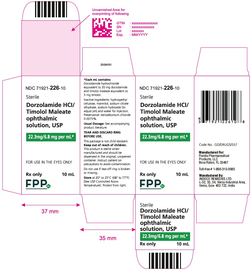 Rx Item-Dorzolamide-Timolol Drops 10Ml By Florida Pharma Gen Cosopt