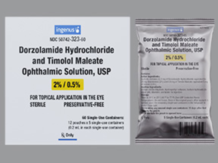 Rx Item-Dorzolamide-Timolol 2-0.005 4X15X0.2 ML O/S by Ingenus Gen Cosopt