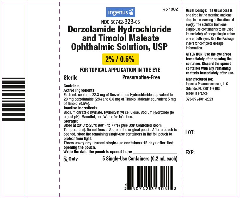 Rx Item-Dorzolamide-Timolol 2-0.005 4X15X0.2 ML O/S by Ingenus Gen Cosopt