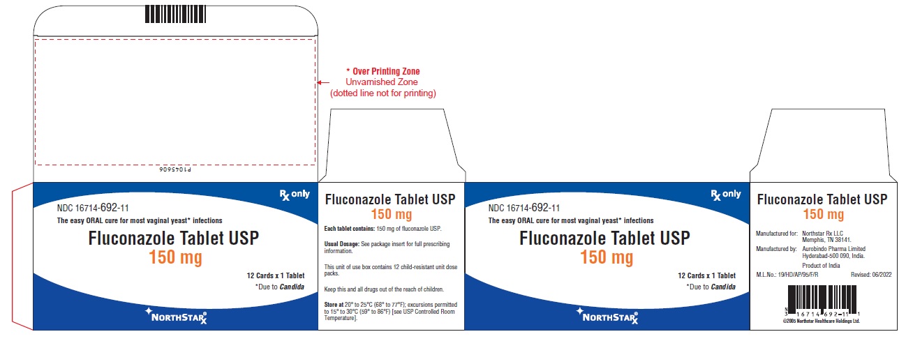 Rx Item-Fluconazole 150MG 12 TABBP by Northstar USA Gen Diflucan